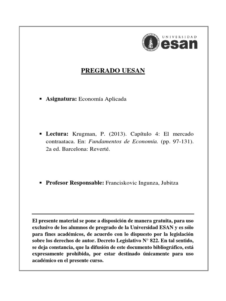 EL MERCADO CONTRAATACA-Krugman (Pp. 97-131) | PDF