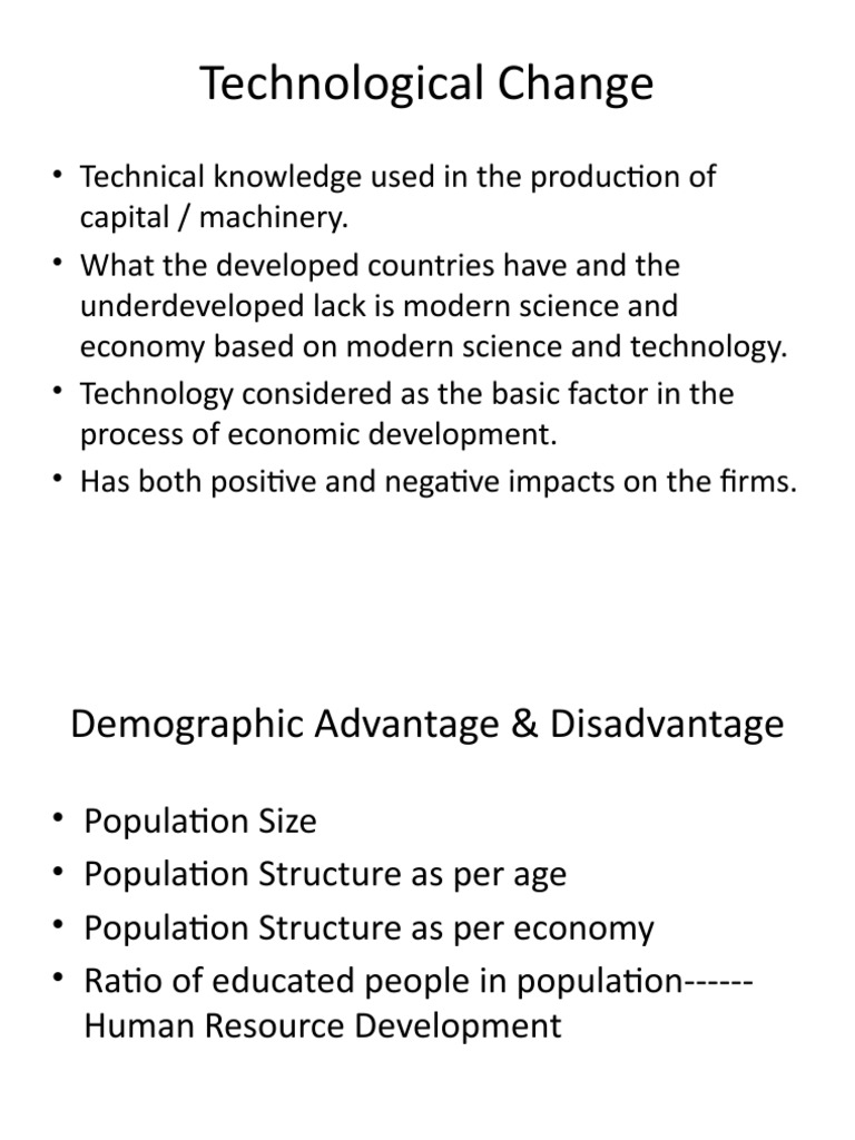 Impact of Tech and Demographics | PDF