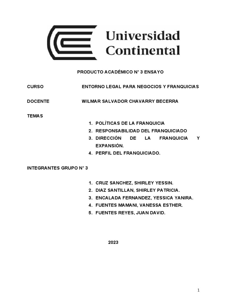 Pa3 - Grupo N°3 | PDF