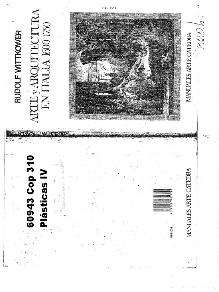 WITTKOWER Arte y Arquitectura en Italia 1600-1750 | PDF | Technologie ...