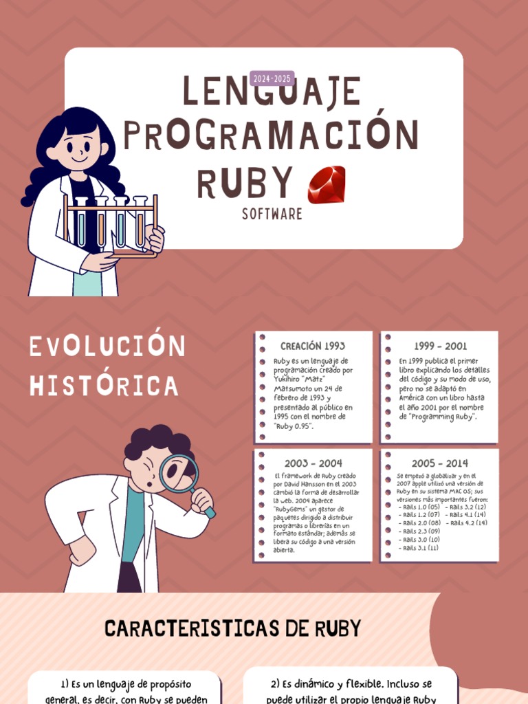 Lenguaje Ruby | PDF | Ruby (lenguaje de programación) | Lenguaje de programación