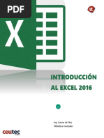 Libro Excel 2016 - BASICO | PDF | Microsoft Excel | Hoja de cálculo