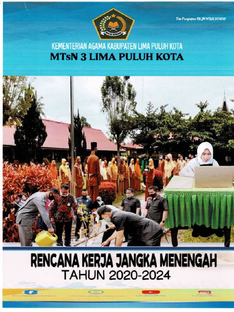 RKJM Tahun 2020 2024 MTSN 3 Lima Puluh Kota 1 | PDF