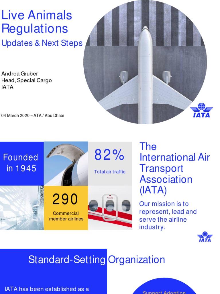 IATA Live Animals Regulations Update | PDF | Certification | Economies