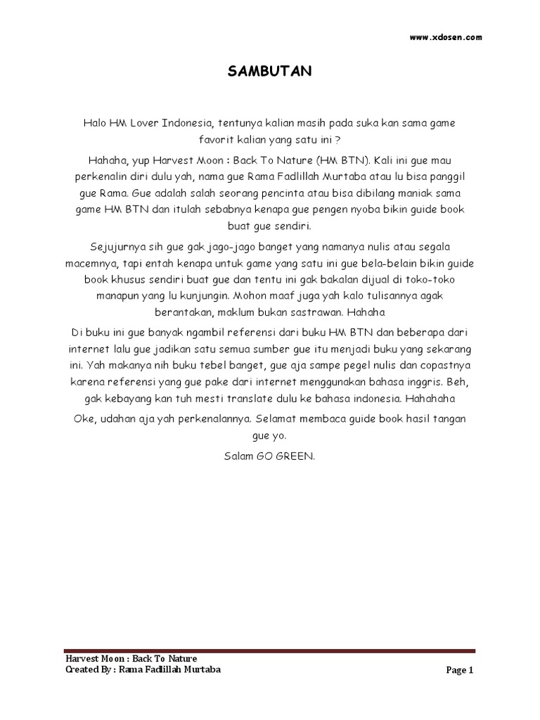 Panduan HM BTN | PDF