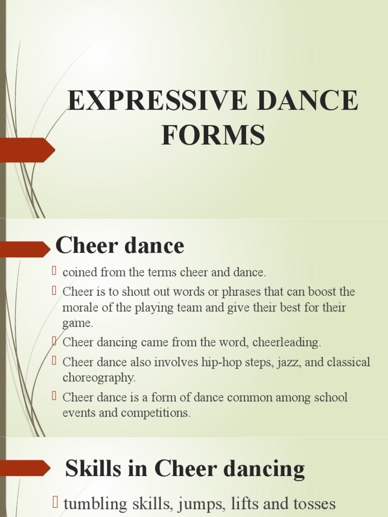 Cheer Dance: Skills and Techniques | PDF | Cheerleading | Dances