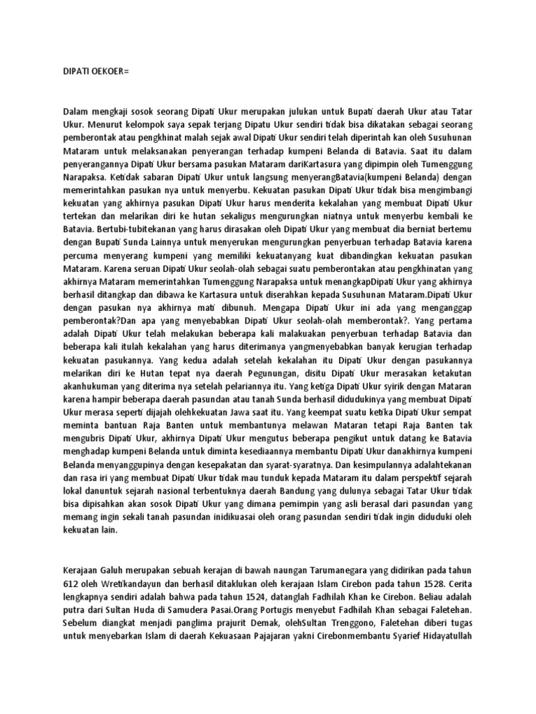 Dipati Oekoer | PDF