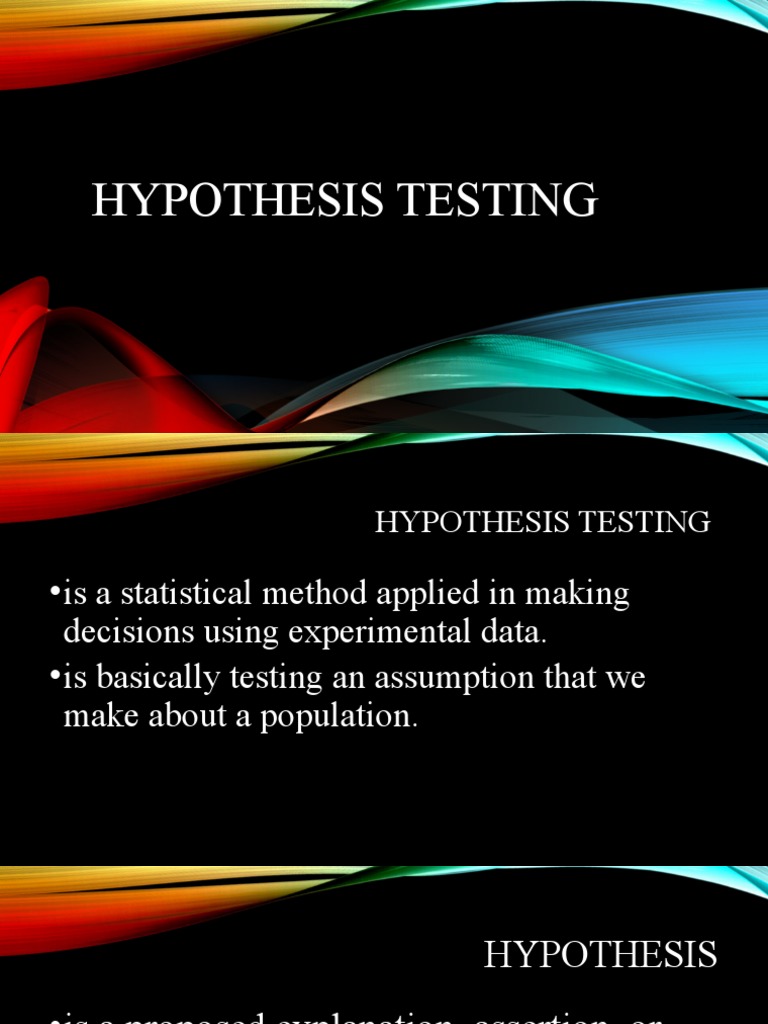 Formulating Null Alternative Hypothesis Pdf Hypothesis