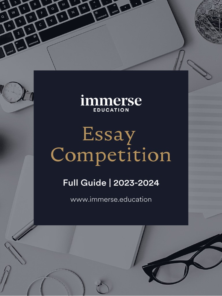 Immerse Education Essay Competition 2023 | PDF | Citation | Note ...