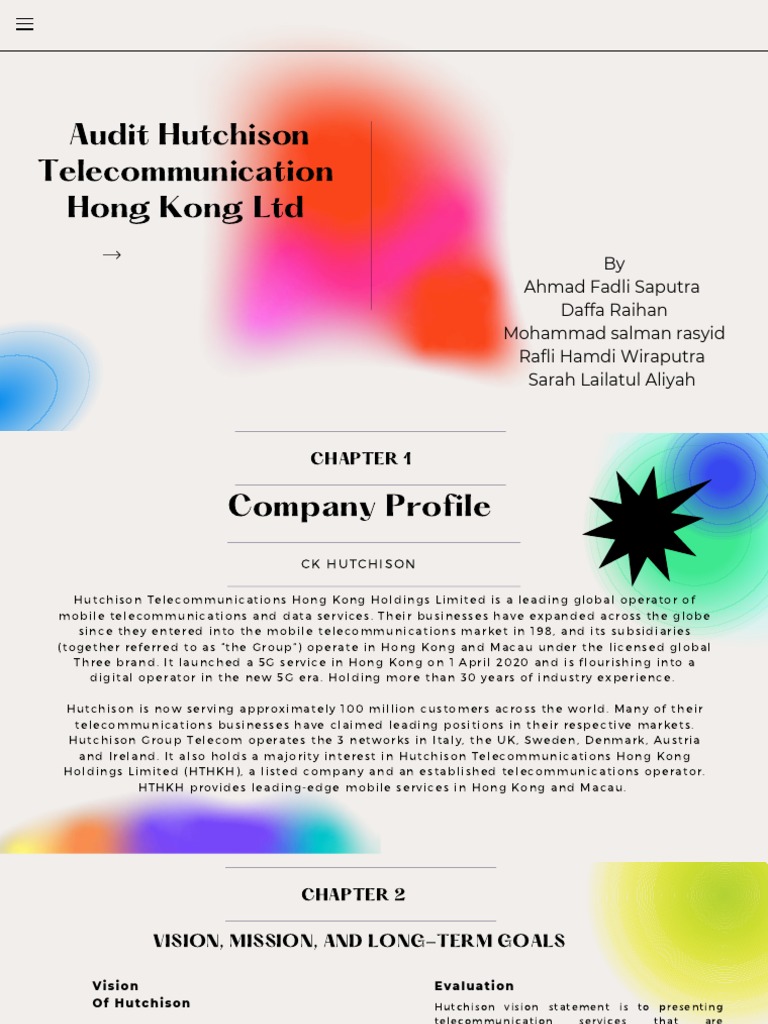 HUTCHISON GROUP Small Size | PDF | Infrastructure | Strategic Management