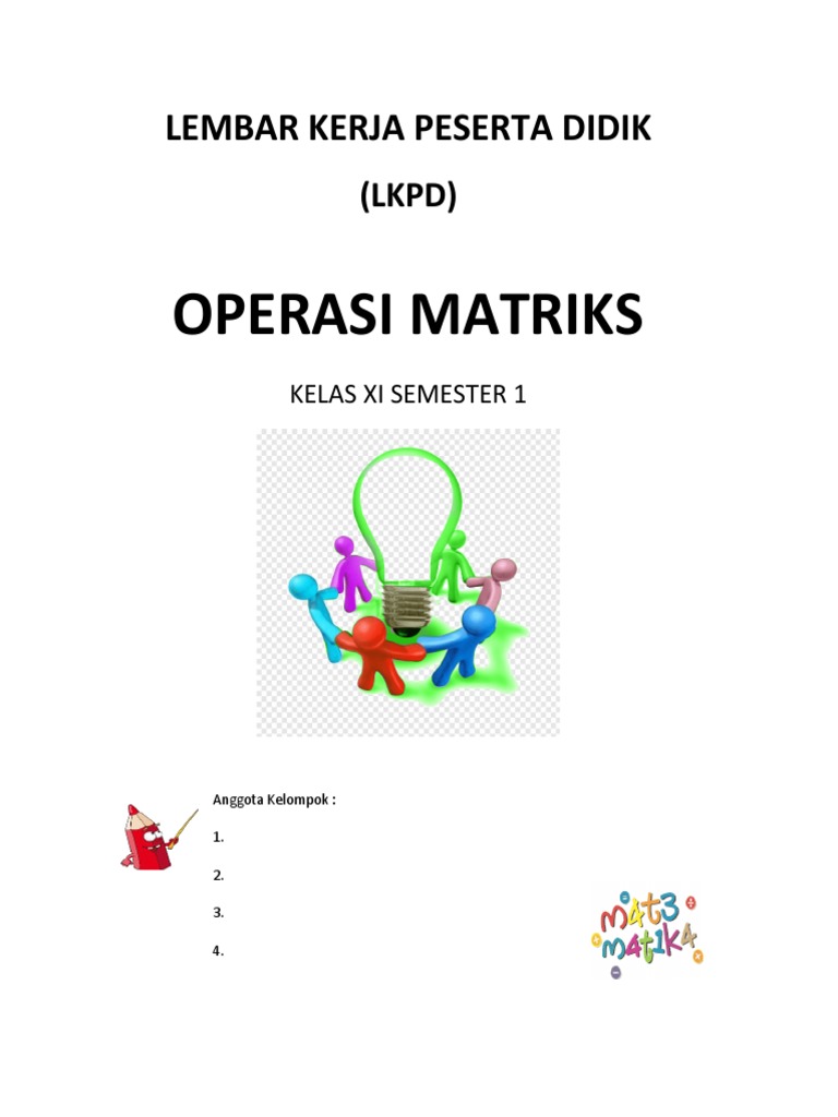 LKPD - Operasi Matriks | PDF