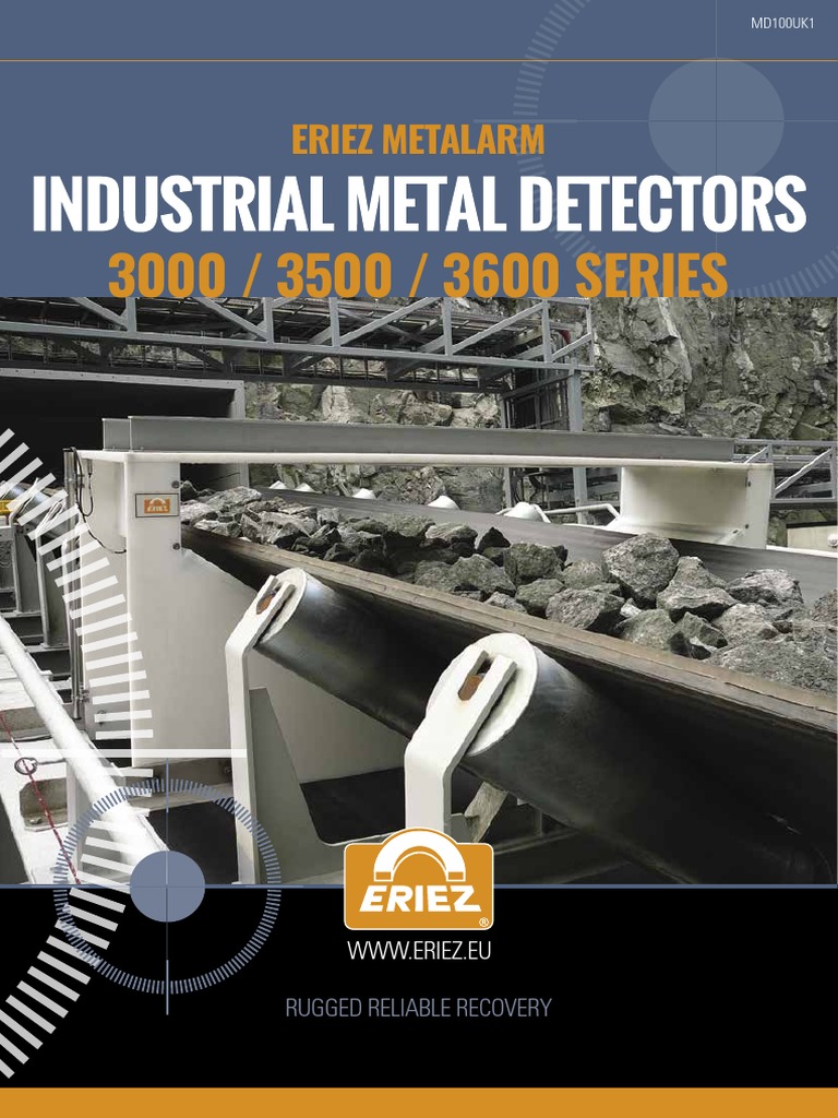 MD 100 UK Eriez Europe MetAlarm Metal Detector | PDF