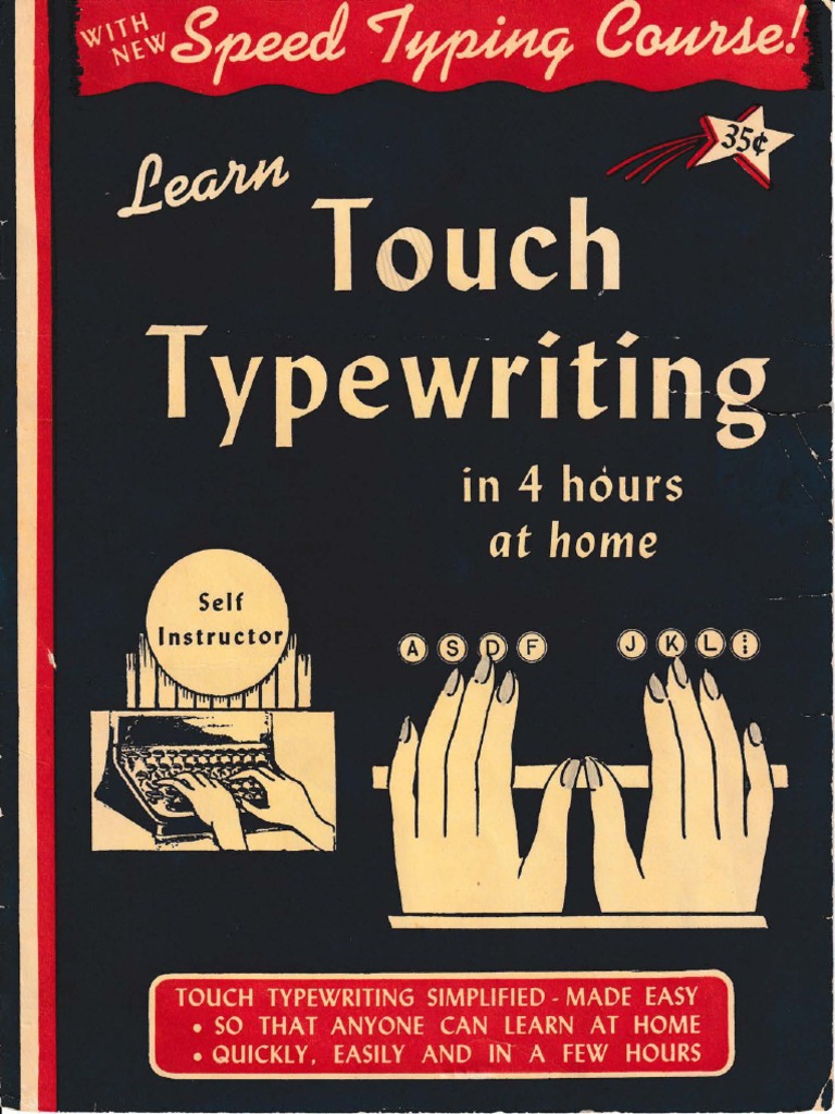 Learn Touch Typewriting in 4 Hours at Home | PDF | Writing | Text
