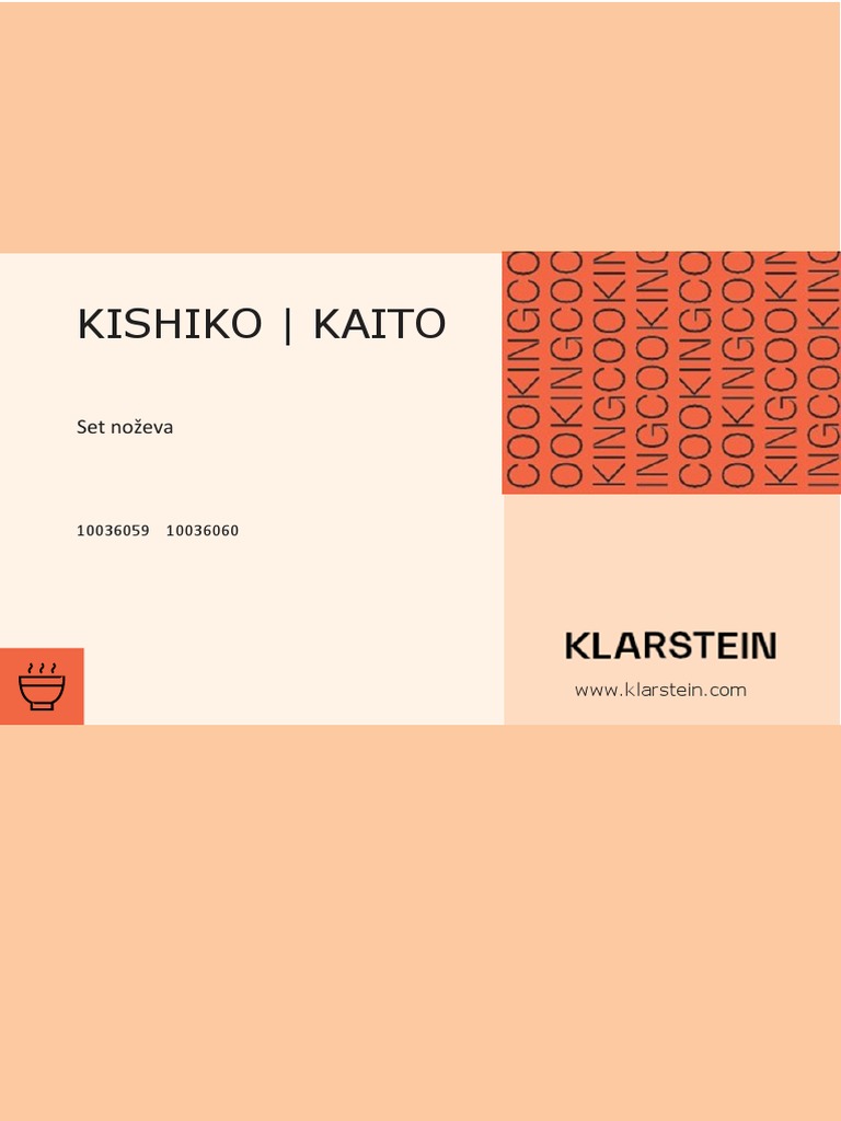 Kishiko - Kaito: Set Noževa | PDF