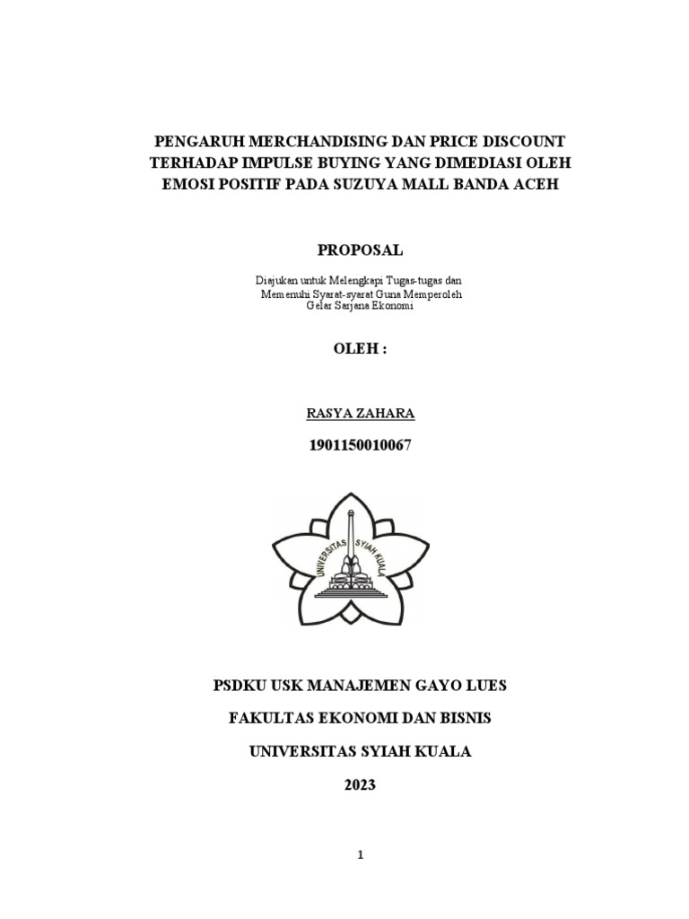 Bismillah Proposal Rasya | PDF