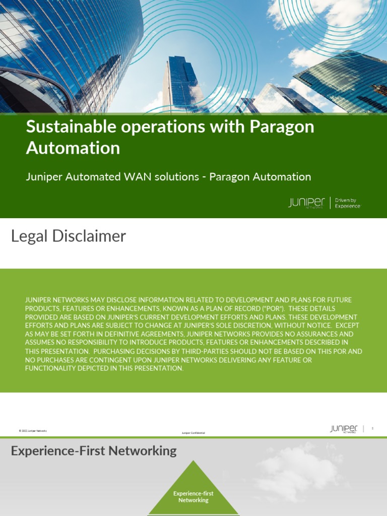 Paragon Automation March 2023 - JLM | PDF | Juniper Networks | Cloud ...