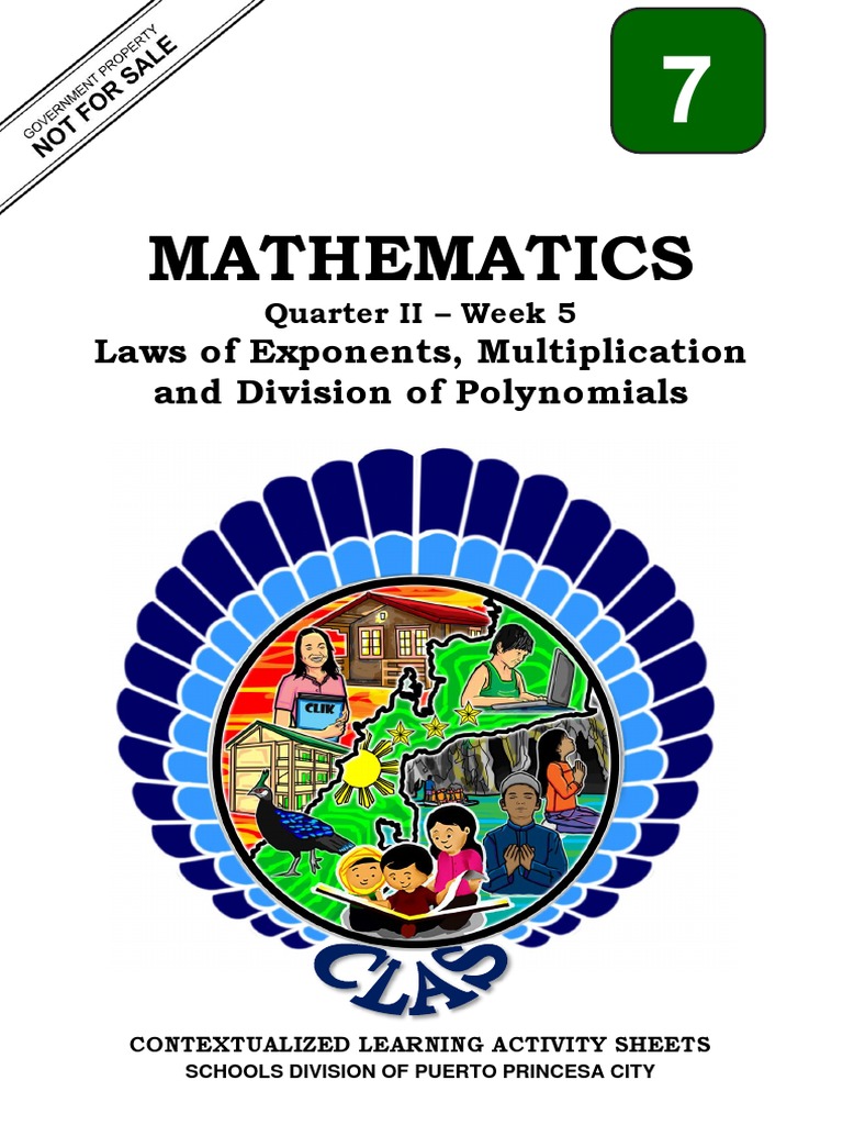 Mathematics7 - q2 - Clas5 - Laws-of-Exponents-Multiplication-and-Division-of-Polynomials - v5 (1 ...