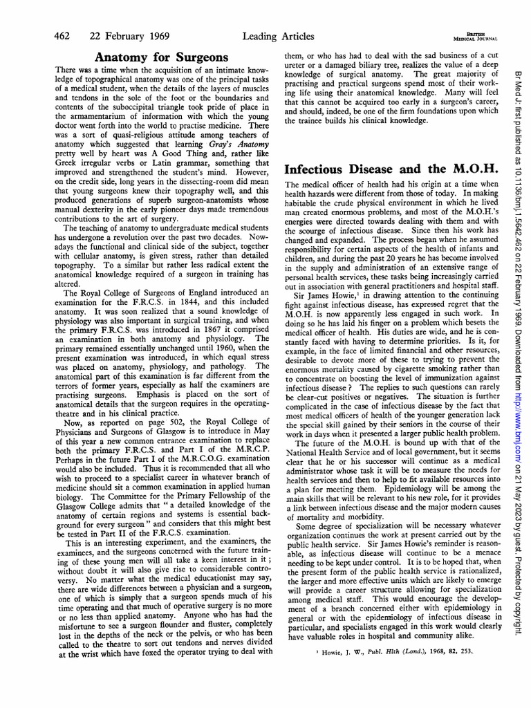 462 1 Full | PDF | Physician | Surgery