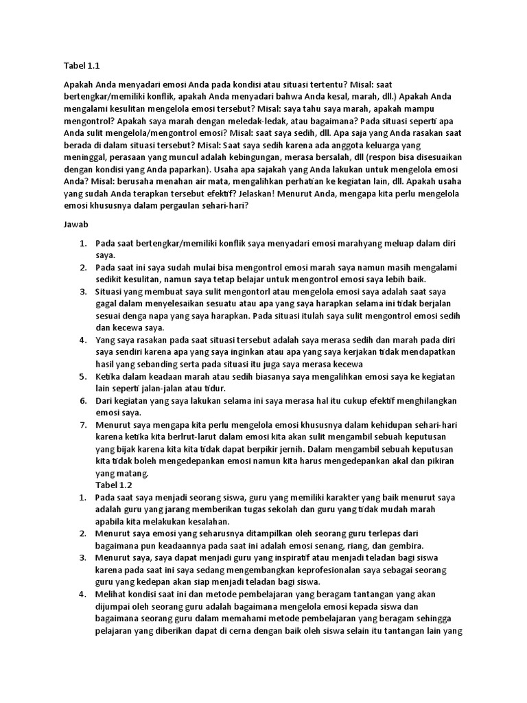 Mulai Dari Diri Topik 1 | PDF