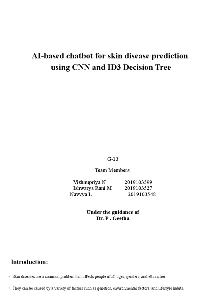 Skin Disease Prediction | PDF | Receiver Operating Characteristic ...