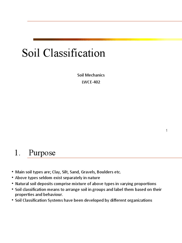 Soil Class-5a | PDF | Silt | Clay