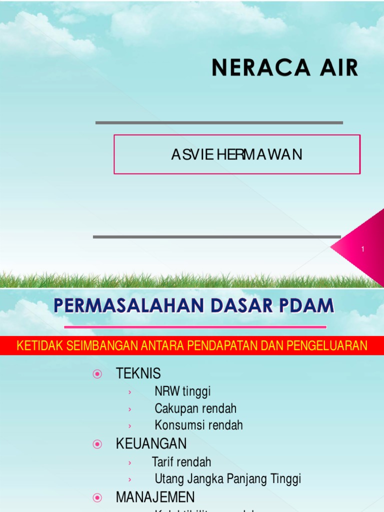 Neraca Air Perpamsi Main 1 | PDF