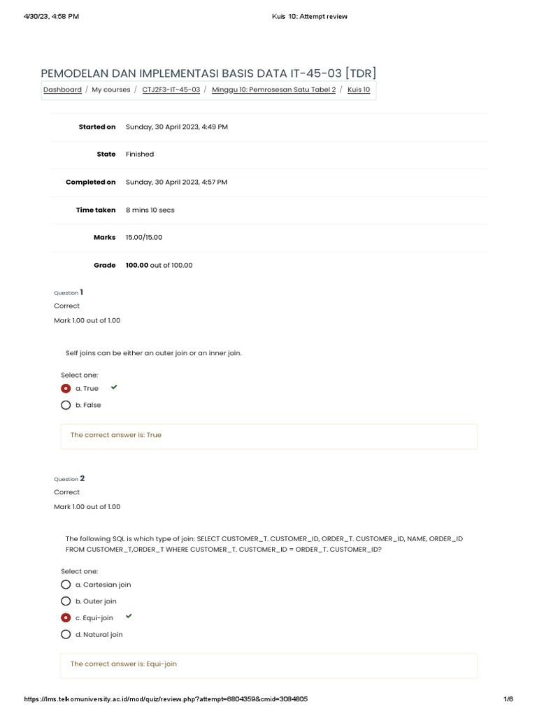 Kuis | Download Free PDF | Data | Data Management