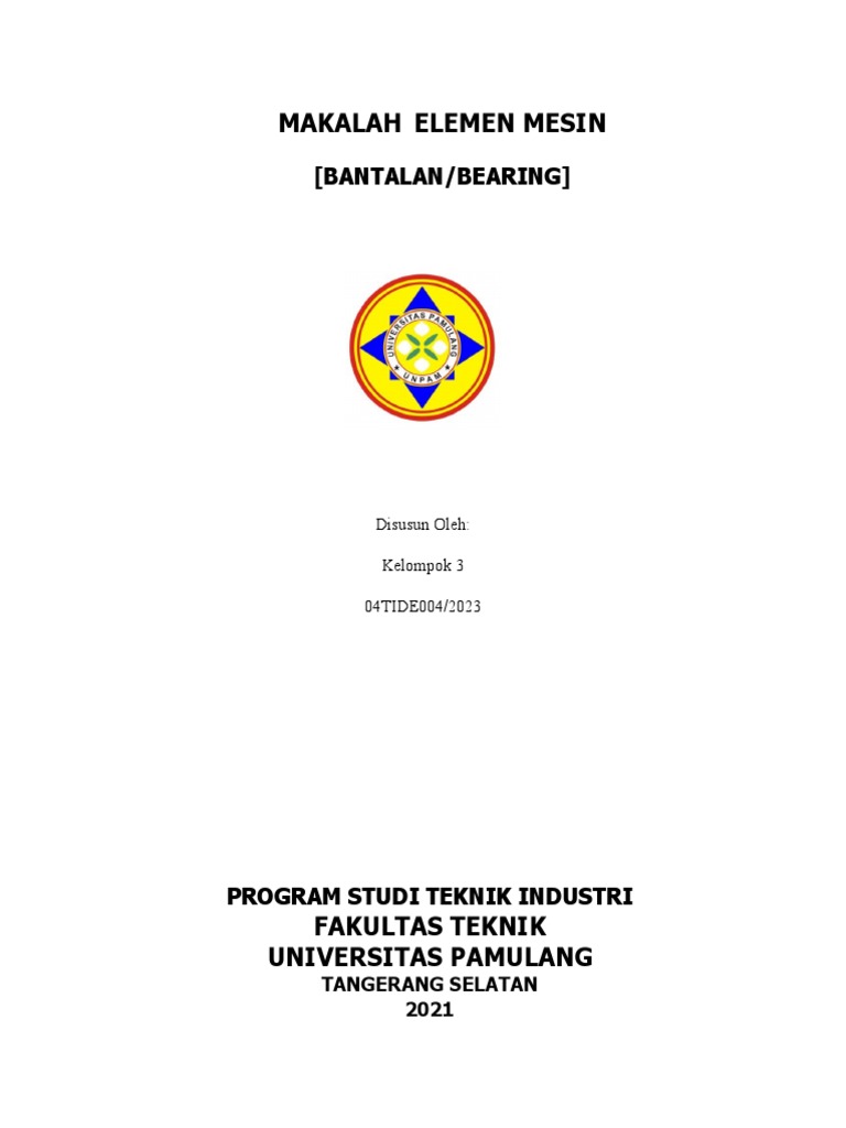 Makalah Elemen Mesin | PDF