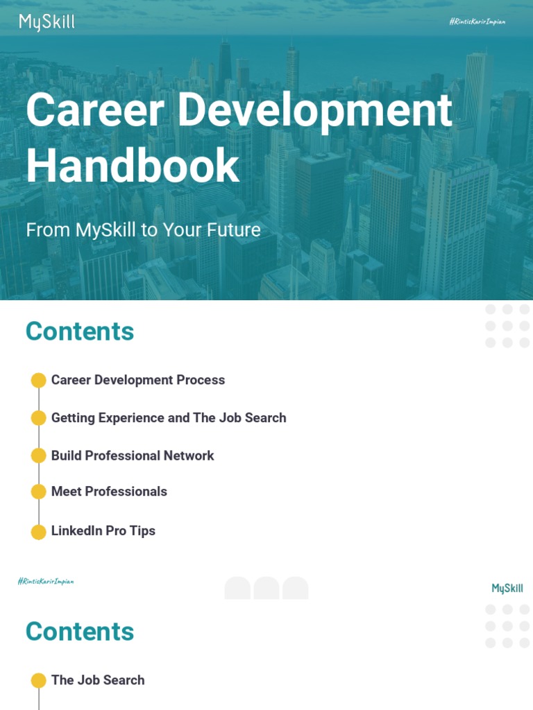 Career Development Handbook - MySkill | PDF