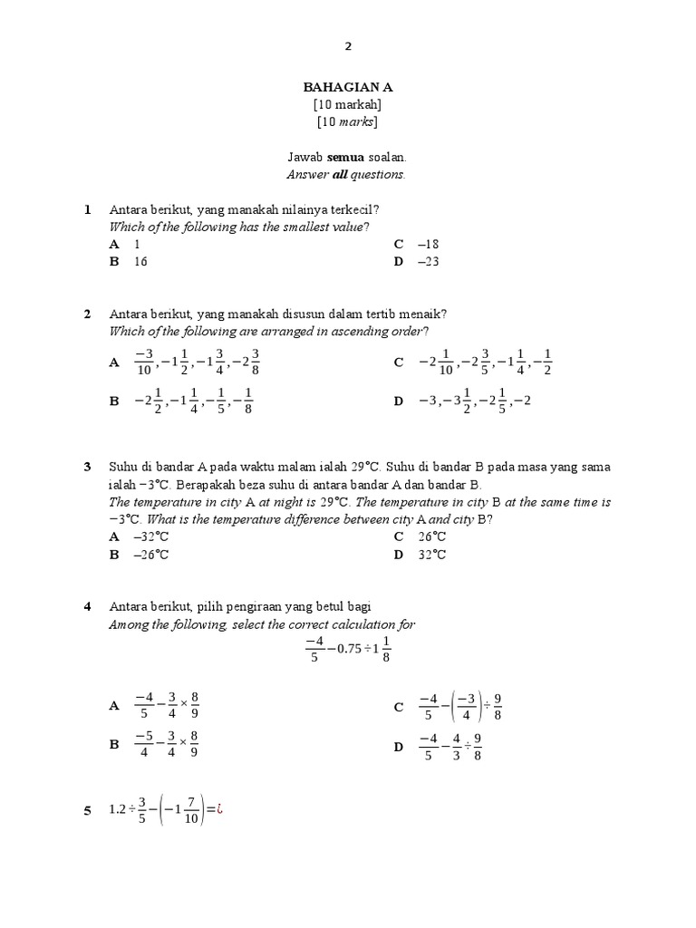 (10 Markah) (10 Marks) Jawab Semua Soalan | PDF