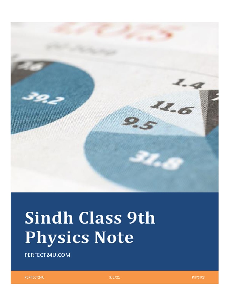 Sindh Class 9th Notes Physics All Chapters PDF | PDF