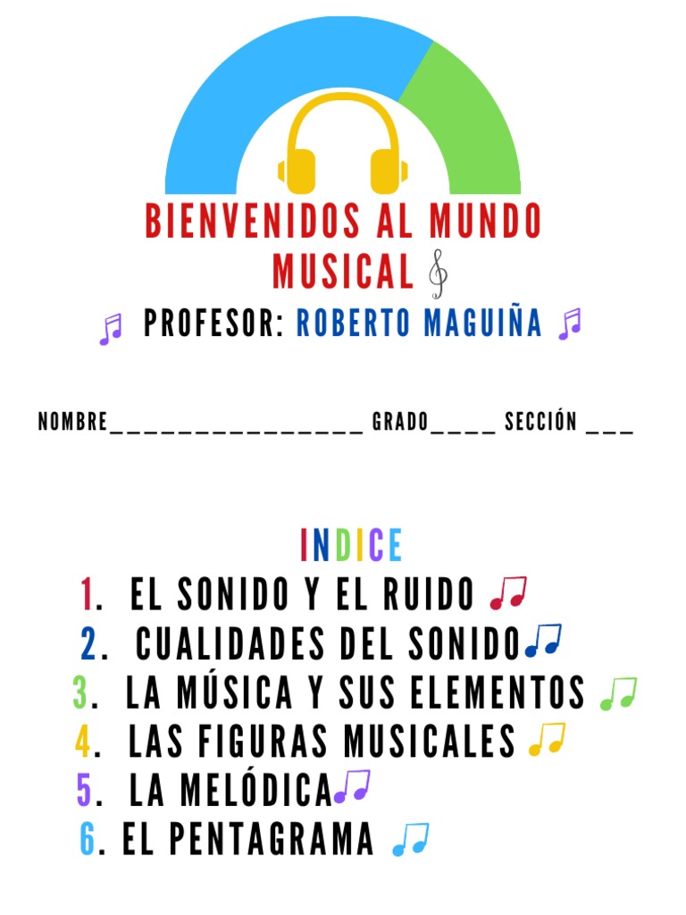 Cuaderno de Actividades Musicales | PDF
