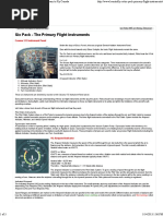 Cessna 172 Instrument Panel | PDF | Airspeed | Altimeter