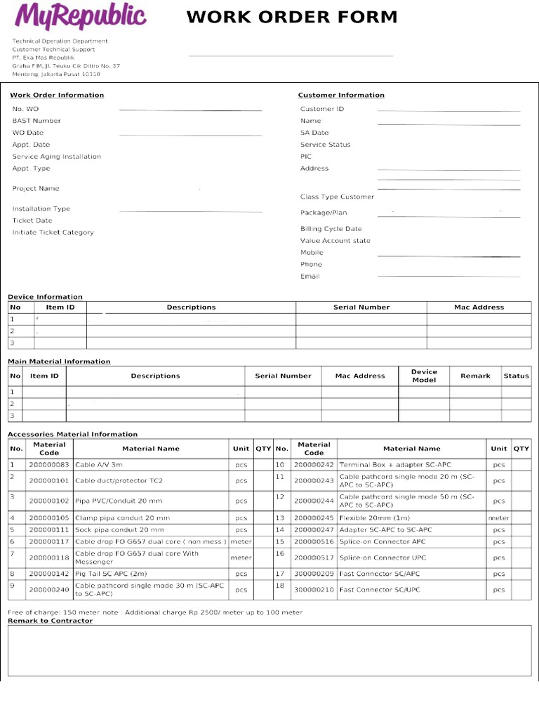 Format Bast Kosong | PDF