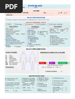 Fiche Bilan Secours Urgence Pompier | PDF | Hôpital | Médecine