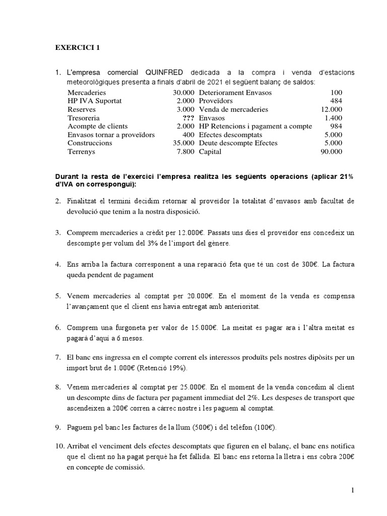 Bloc - Solucions Exercici 1 | PDF