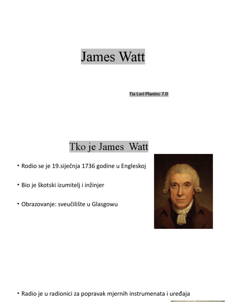 James Watt | PDF