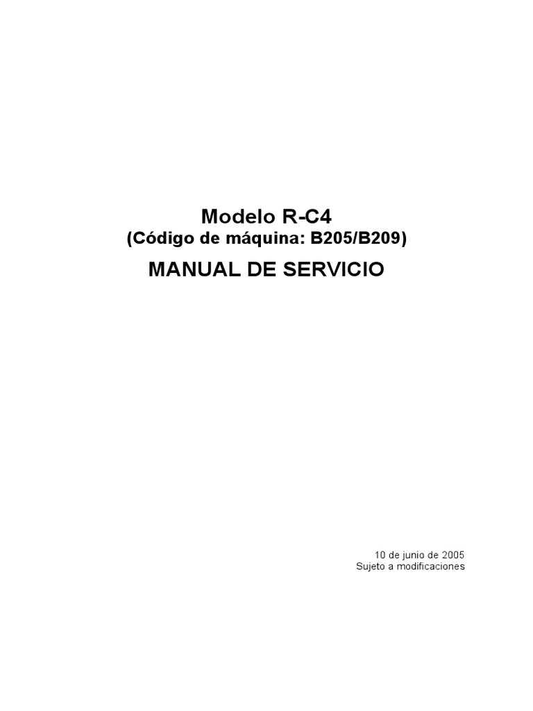 Model - R-C4 ES | PDF