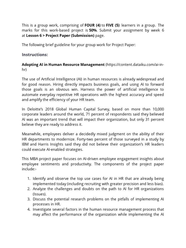 SHRM Assignment | Download Free PDF | Artificial Intelligence | Intelligence (AI) & Semantics