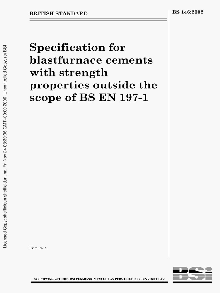 BS 146 2002 | PDF