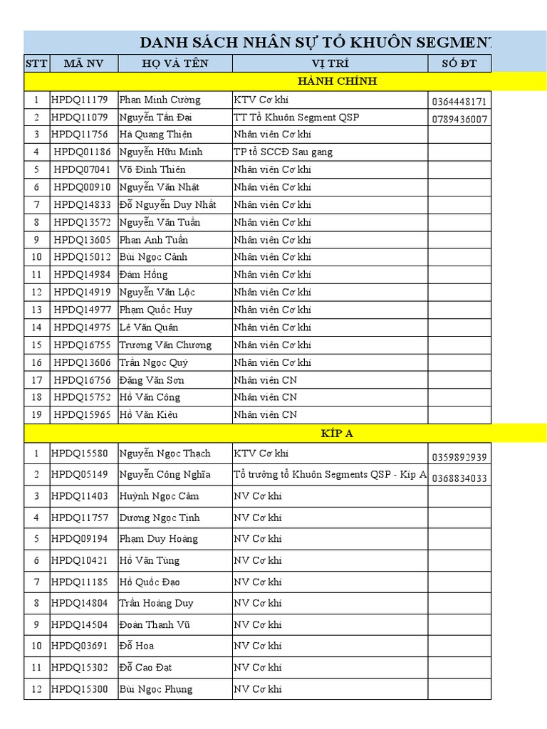 Ds Ns T Khuôn Segment QSP | PDF