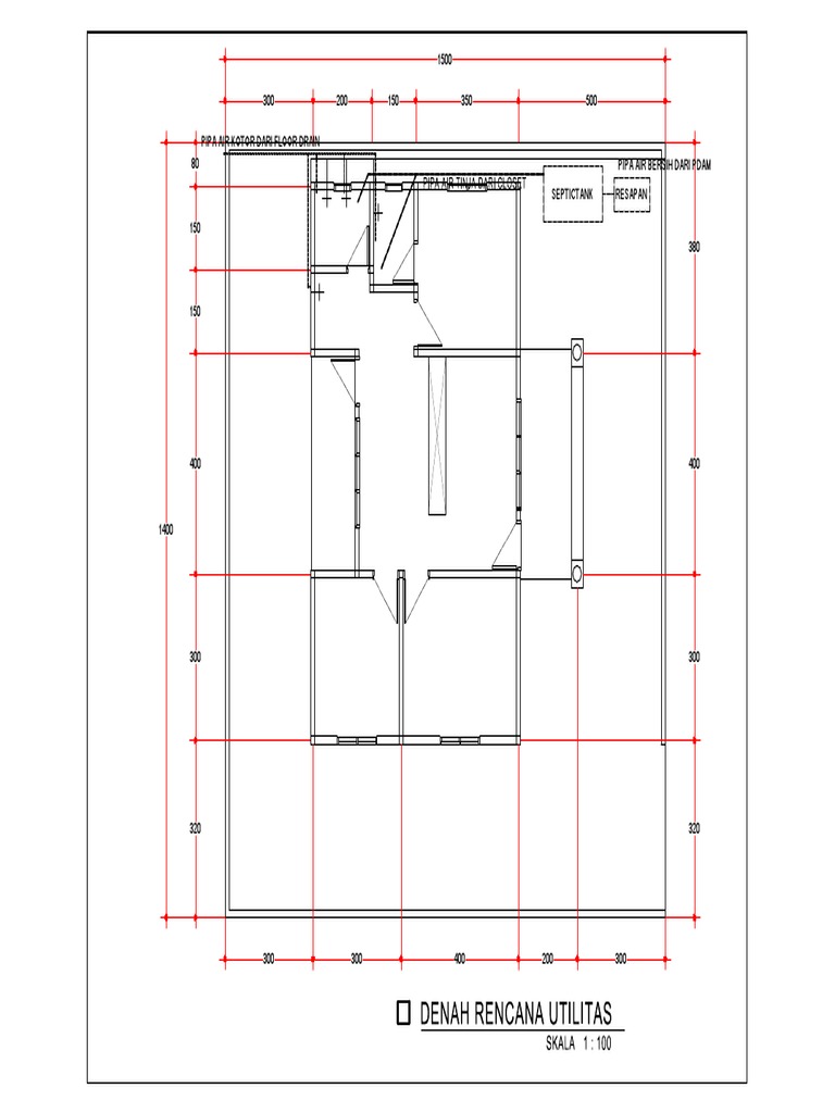 DENAH UTILITAS | PDF