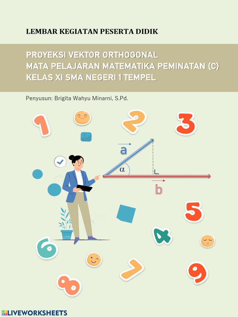 Proyeksi Vektor Orthogonal Mata Pelajaran Matematika Peminatan (C ...