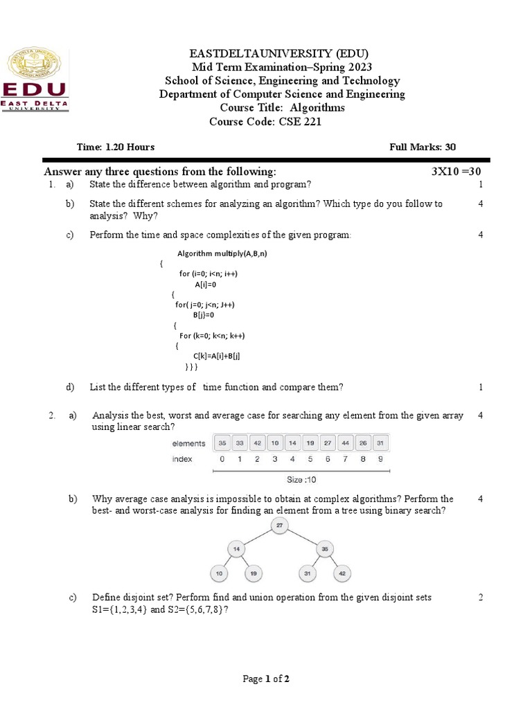 Al Question | PDF | Algorithms | Computer Programming
