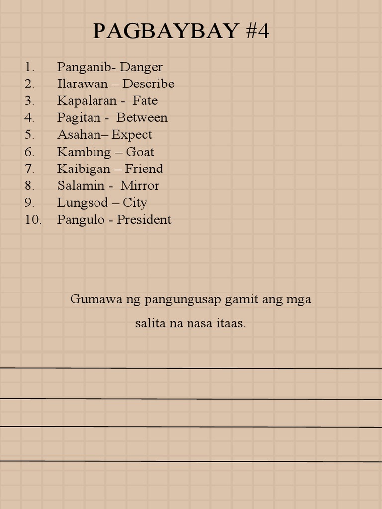 Tagalog Spelling | PDF
