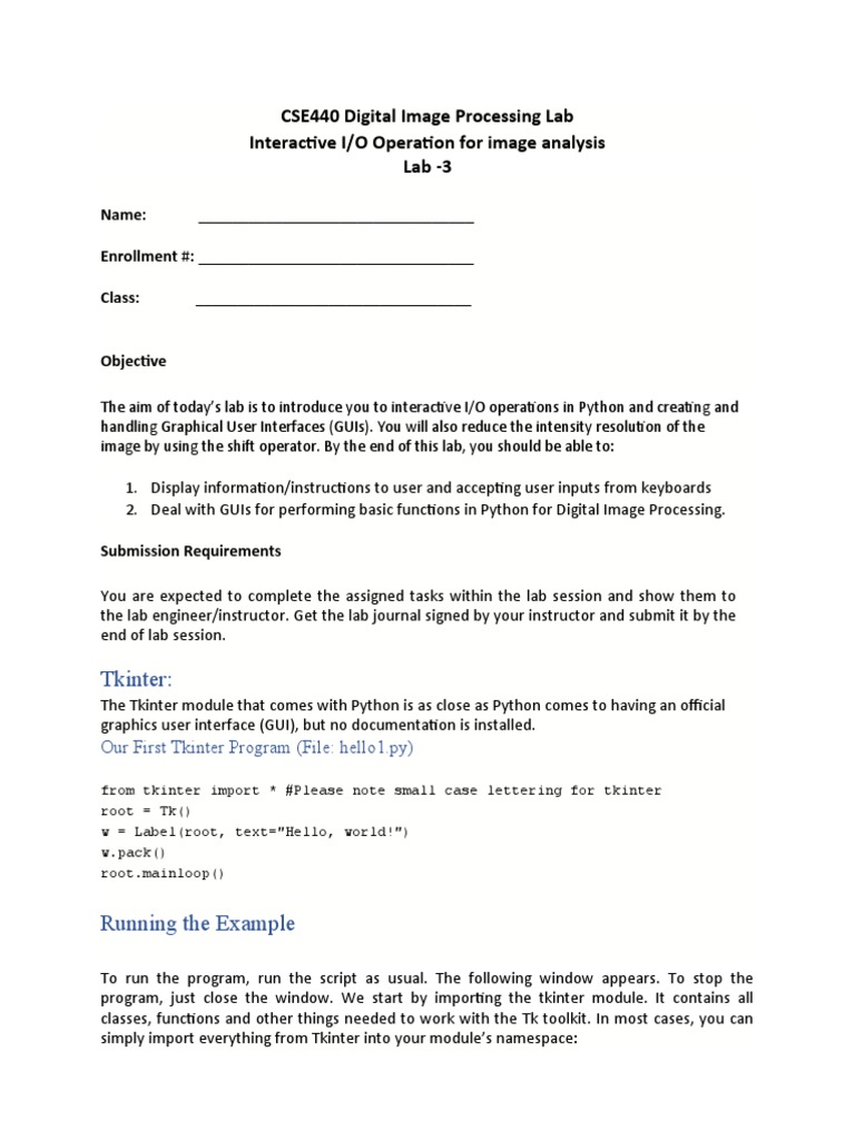 DIP Lab 3 | PDF