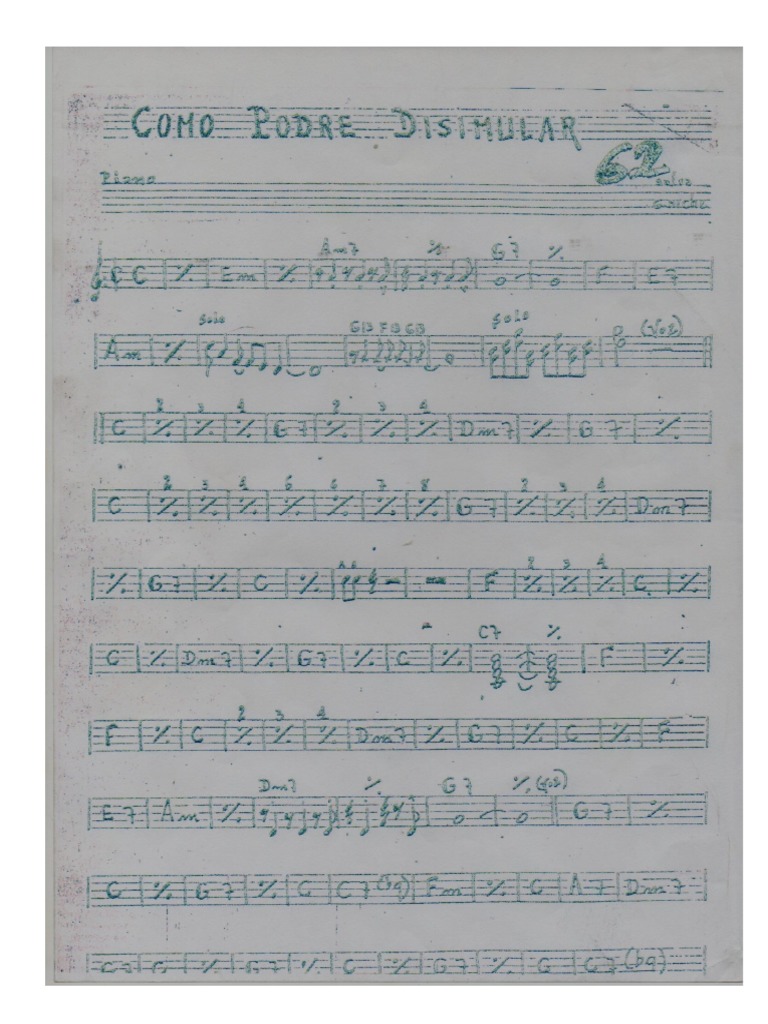 Como Podre Disimular | PDF