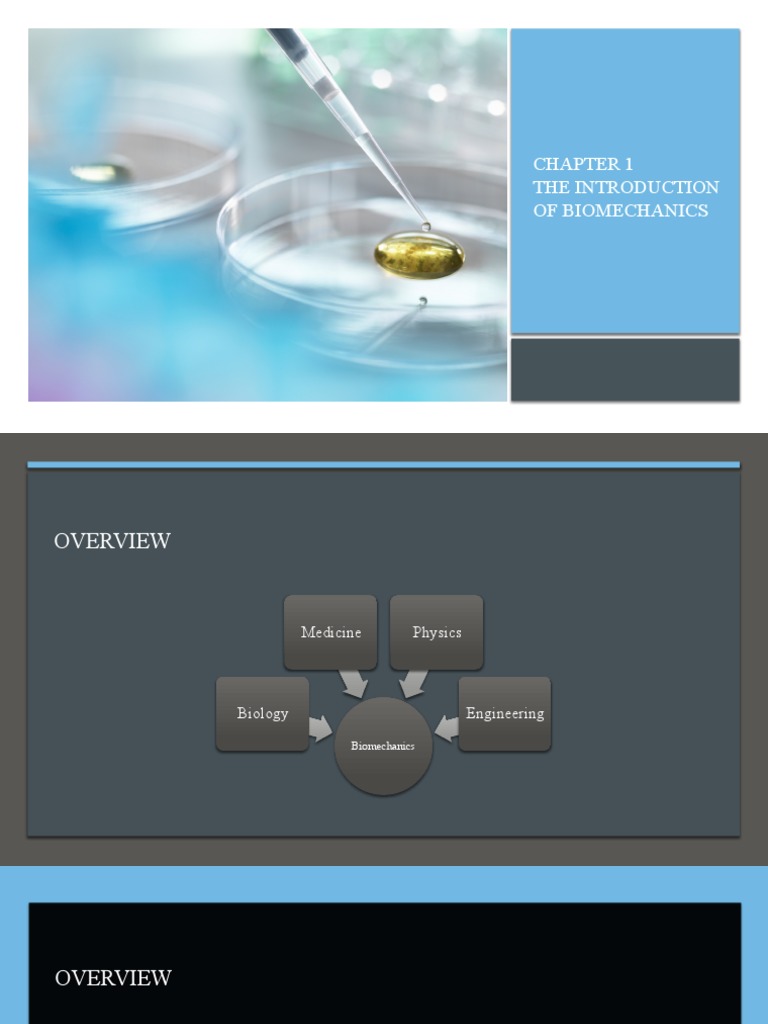Chapter I. Introduction To Biomechanics | PDF