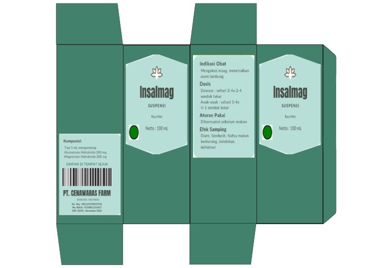 Kemasan Sekunder - Suspensi Insalmag | PDF