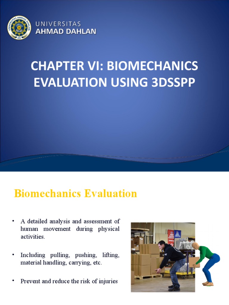 Chapter VI. Biomechanics Evaluation Using 3DSSPP Software | PDF ...